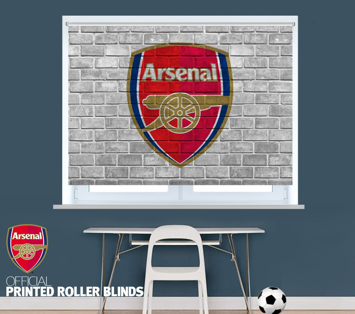 Official Arsenal FC window blinds for your Arsenal themed bedroom – Art ...
