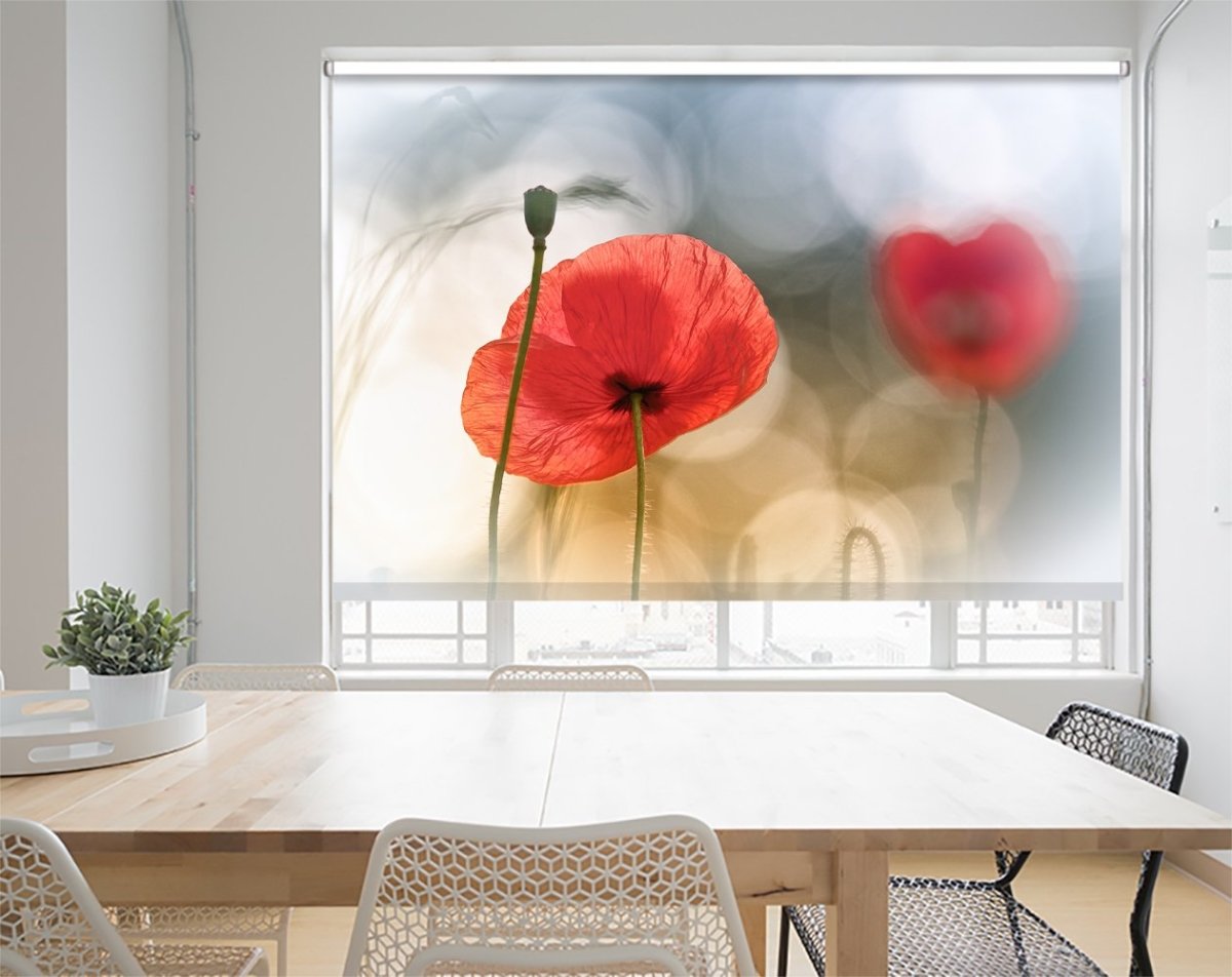 Poppy Roller Blinds – Art Fever