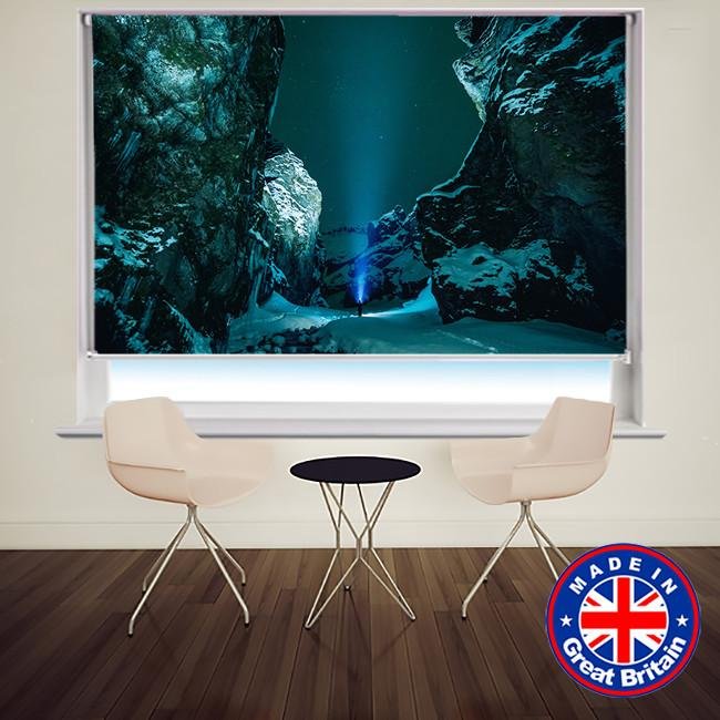 Photo Printed Picture Blinds - Night light into Space | Art Fever Blinds