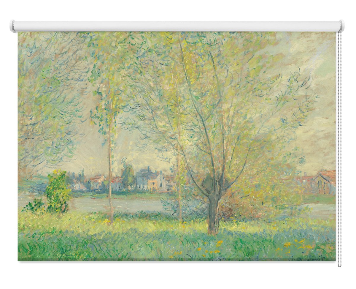 The Willows (1880) by Claude Monet Fine Art Roller Blind | Photo ...
